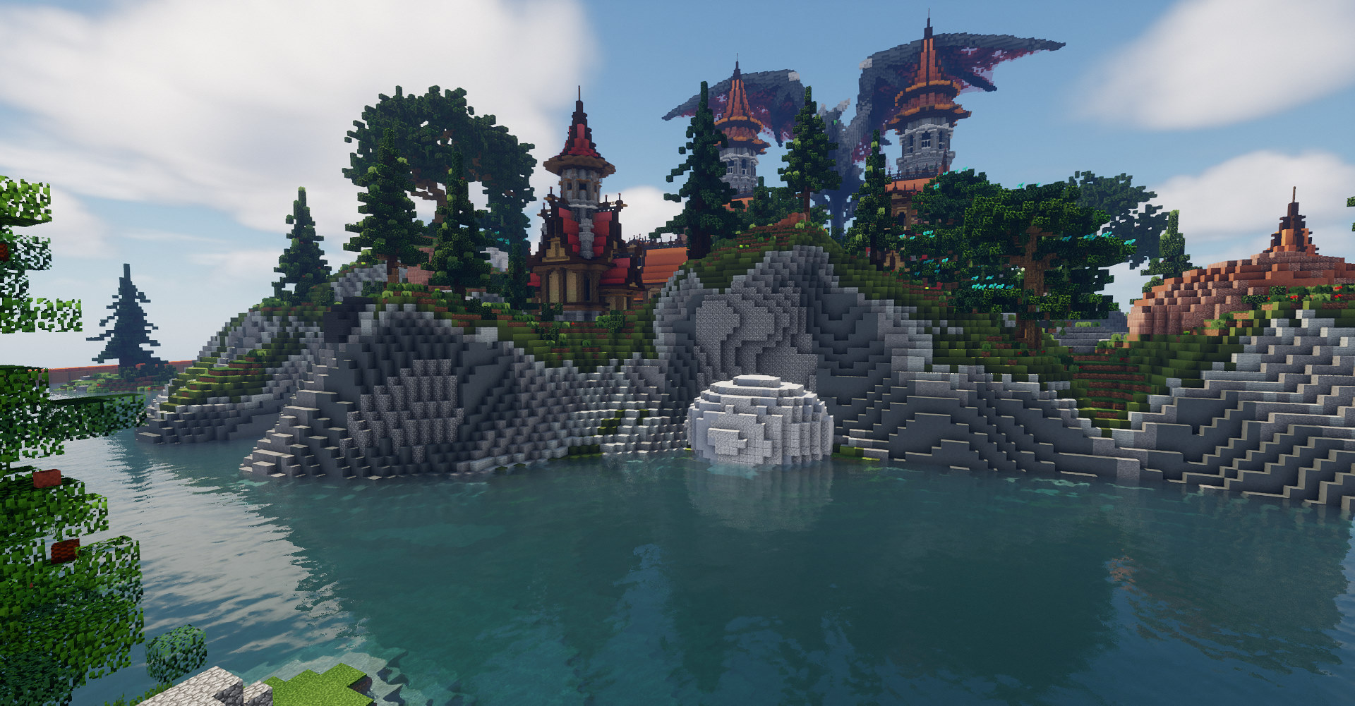 Spawn - Dragon Orange Village - 470x470 | Chunkfactory